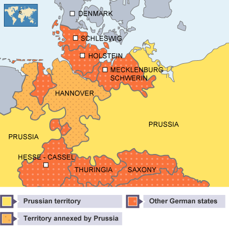 Prussia On World Map Europe, 1815 (World History Wall Maps): Kappa Map