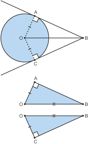 Tangents - Higher - Circle theorems - Higher - AQA - GCSE Maths ...