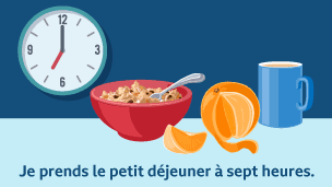Vocabulary - meals and meal times - Food and drink in French - GCSE ...