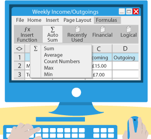 Formulas and functions - Spreadsheets - KS3 ICT Revision - BBC Bitesize
