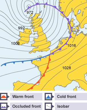 Isoline maps - Data shown on maps - 4th level Geography Revision - BBC ...