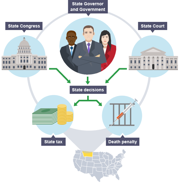 Big State Government Structure Diagram