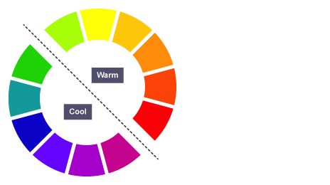 Warm And Cool Contrast Between Colors