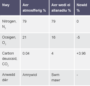 Cyfnewid nwyon - Y system resbiradol mewn bodau dynol - TGAU Bioleg ...