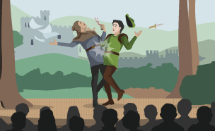 Avoiding obstacles - Using your body - GCSE Drama Revision - WJEC - BBC ...