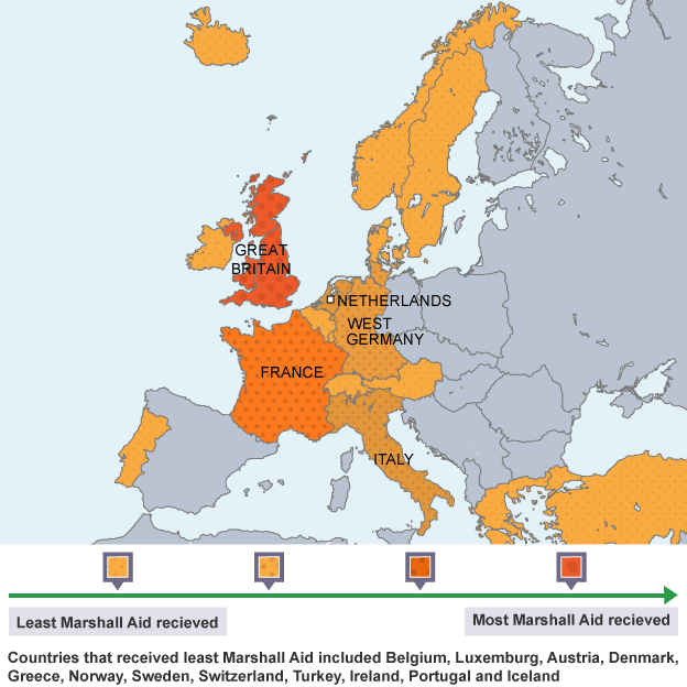 Marshall Plan Map